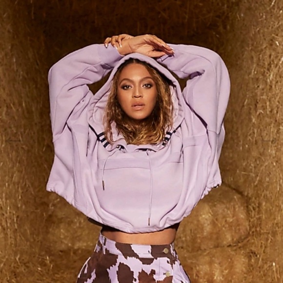 IVY PARK | Sweaters | Nwt Adidas X Ivy Park Rodeo Purple Glow Hooded ...